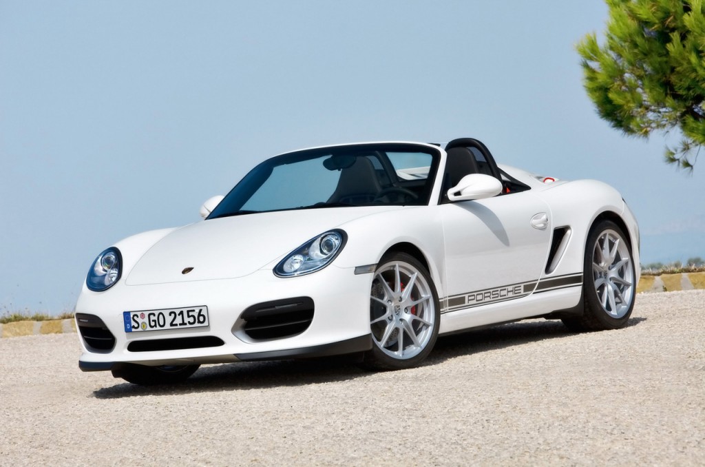 2010 Porsche Boxster Spyder white front side view - The Supercars - Car ...
